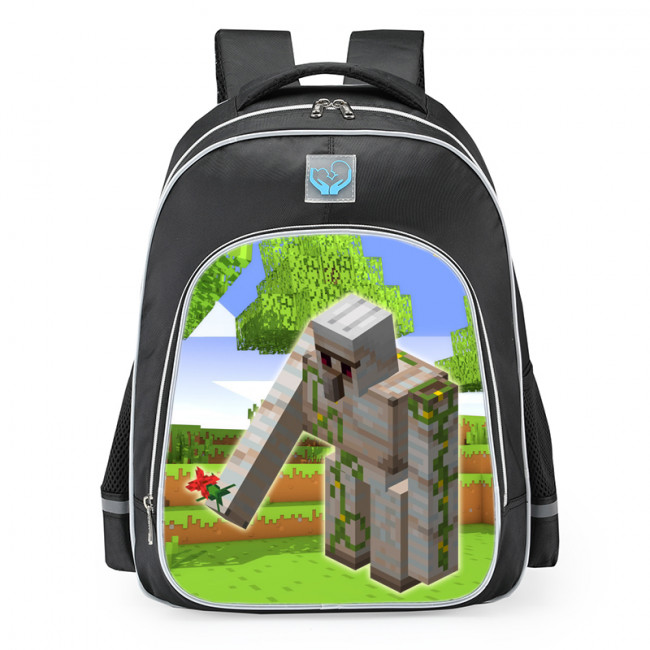 Minecraft Iron Golem School Backpack | Backpackazon